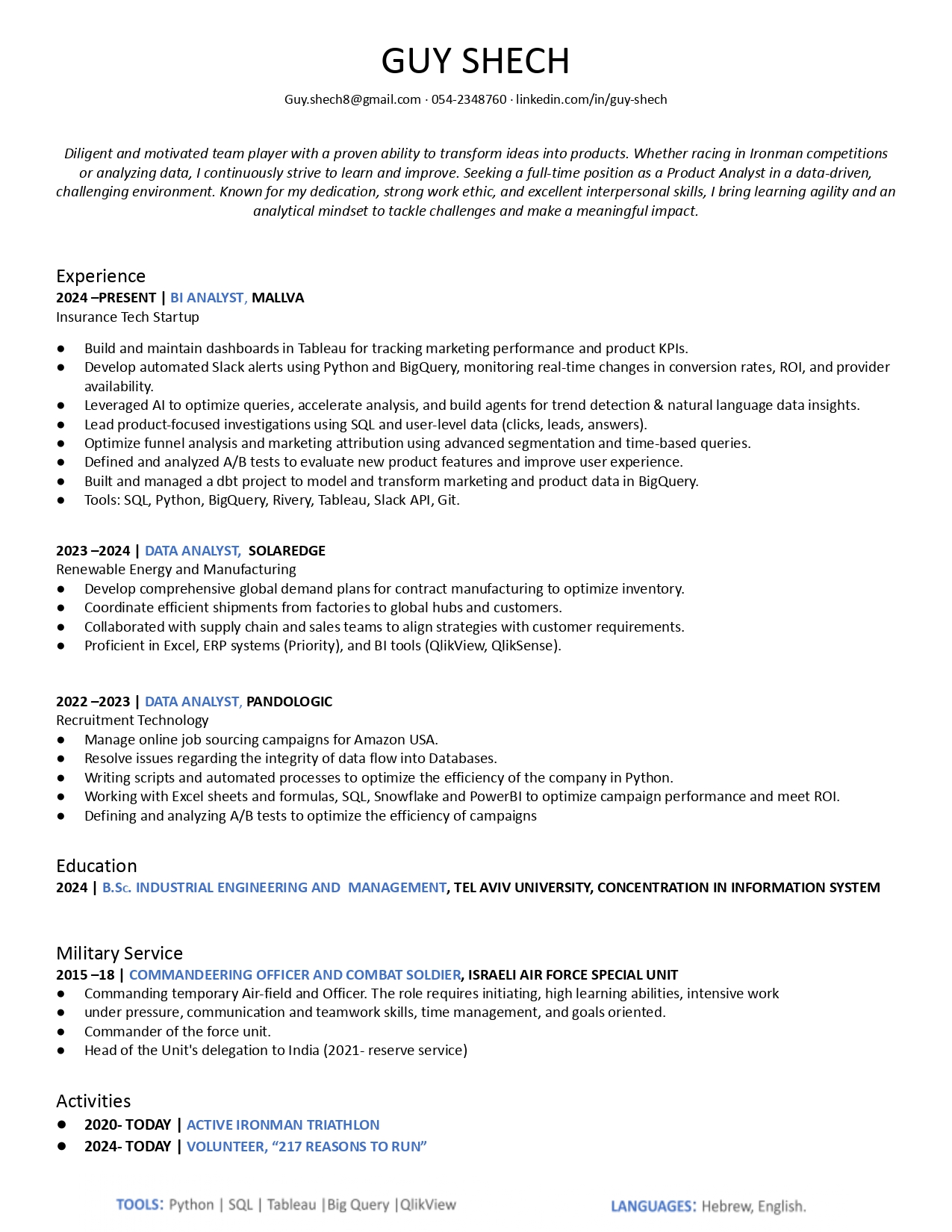 Index - MyResume Bootstrap Template